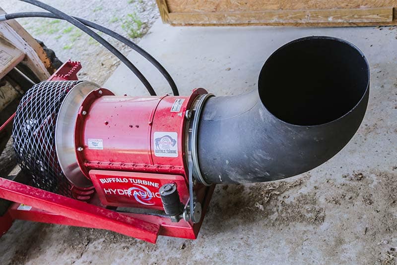 Poultry House Blower for Sale for Skid Steers | Better Chicken Houses